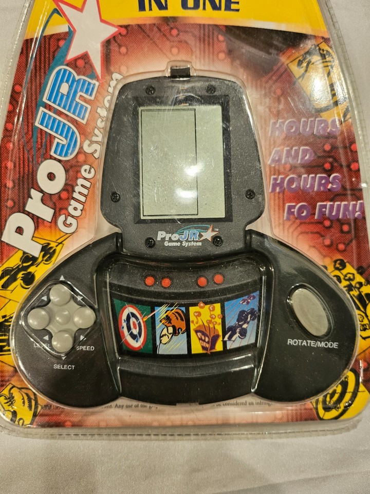 Vintage PRO JR Clear Black Handheld Multi Game Systems NIB | eBay