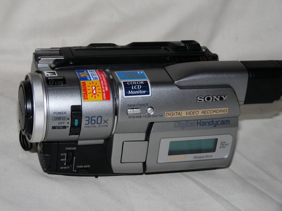 Sony DCR-TRV103 Digital8 HI8 8mm Video8 Camcorder VCR Player Video Transfer | eBay