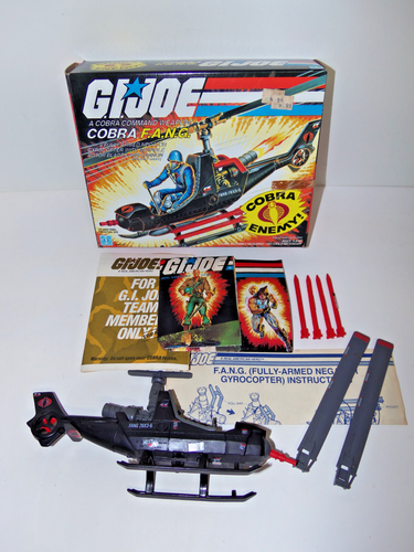 1983 Vintage GI Joe ARAH Cobra F.A.N.G. Fang 99% Complete in Box NO ...