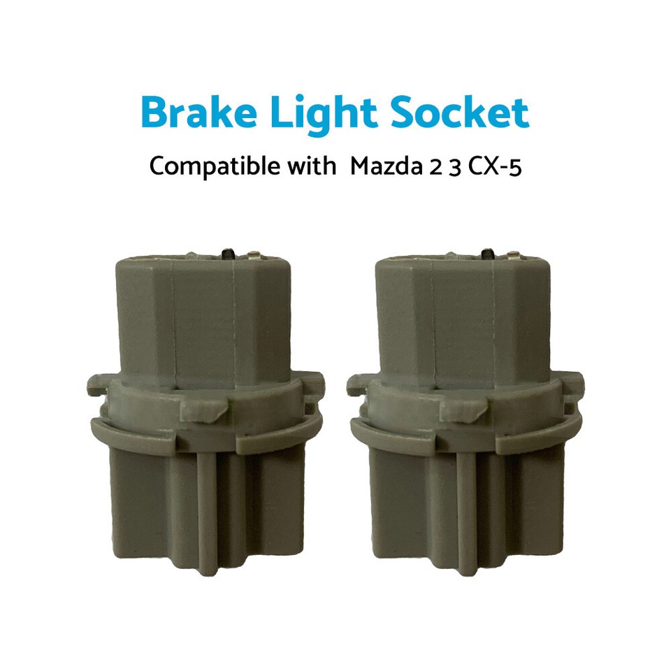 Suitable For Mazda 2 3 CX-5 Tail Rear Brake Light Lamp Bulb Socket Lid ...