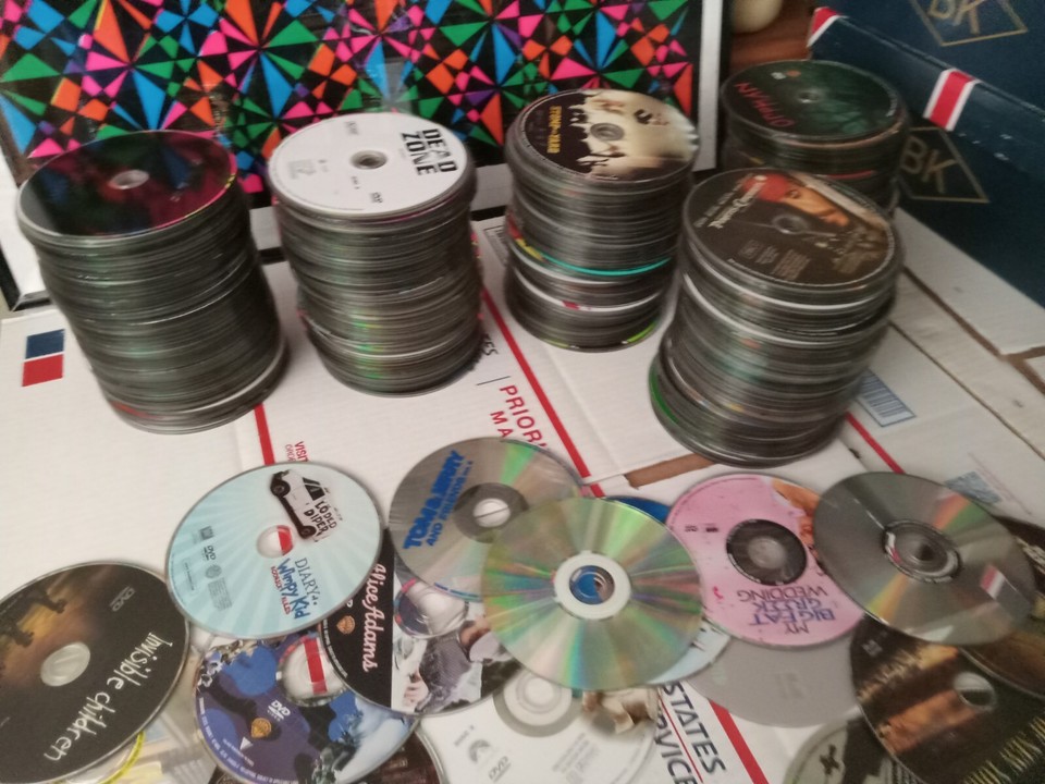 Lot Of 500+ MOVIES Loose Dvds Great Titles Good Material Assorted ...