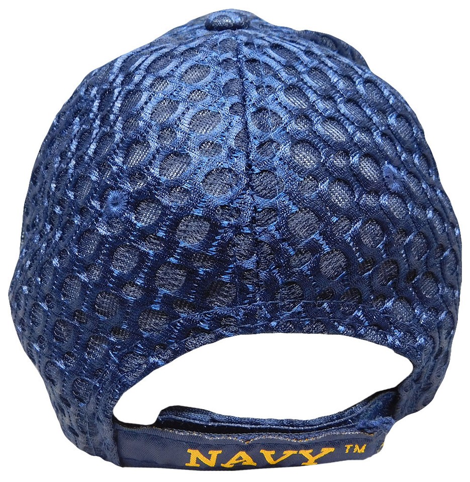 US Navy Veteran Emblem Vet Textured Mesh Hat OFFICIALLY LICENSED BY THE ...