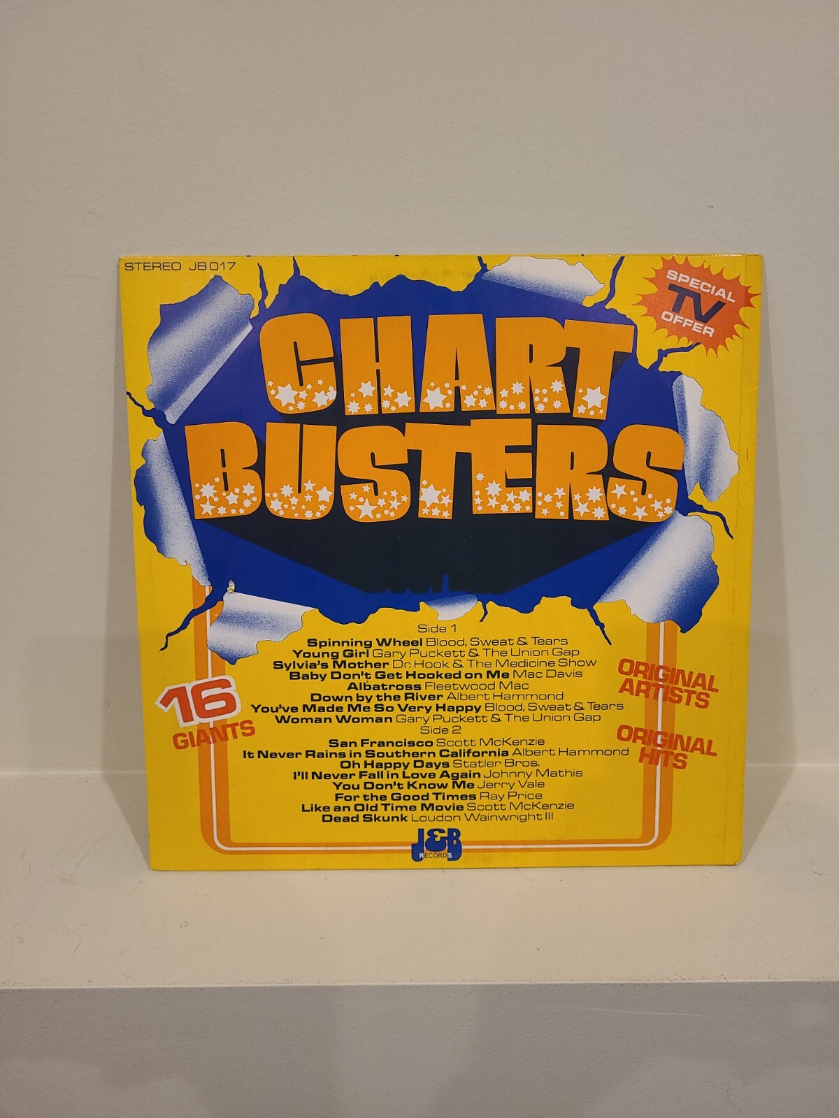 Chart Busters - Original Artists 12”Vinyl LP 1977 J&B Aus JB 017-1 ...