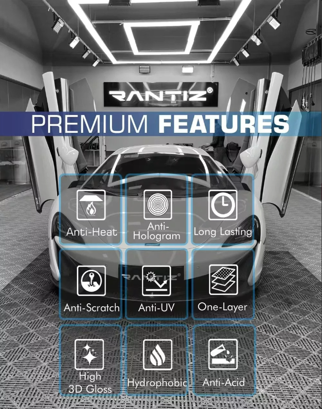 Rantiz Car Ceramic Coating High Gloss Protection 14H 50ML Kit | eBay