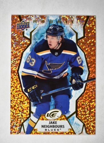 2021-22 UD Ice Orange Rookie #134 Jake Neighbours - St. Louis Blues | eBay