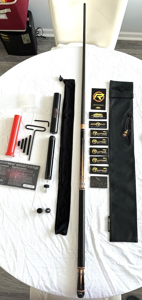 Jacoby Custom Cue With Revo 12.4 BVP, 8” Cue Extension & Weight Bolt System NEW | eBay