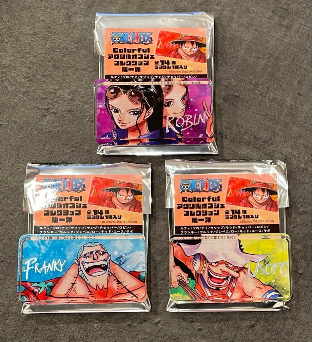 One Piece Colorful Acrylic Object Collection Robin Nami anime from ...