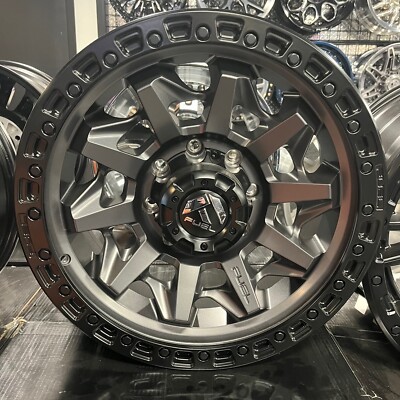 4 New Fuel D716 Covert 18" Matte Gunmetal 18x9 6x5.5 Wheels Rims Chevy ...