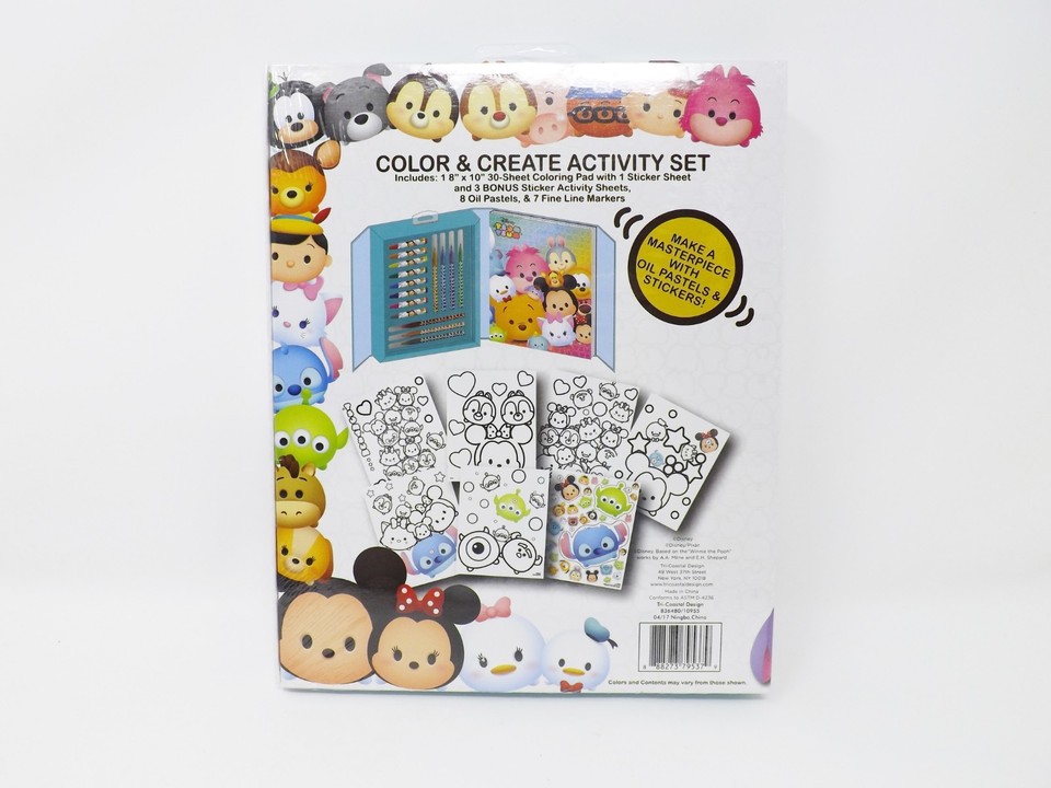 Disney "Tsum Tsum" Color & Create Activity Set - New | eBay