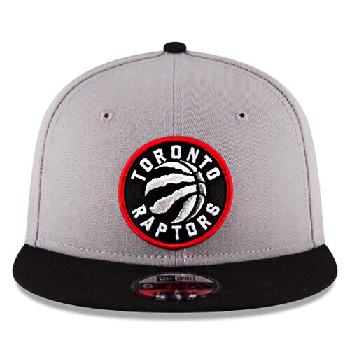 New era Toronto Raptors Snapback Hat NBA Official 2 Tone Color Gray ...