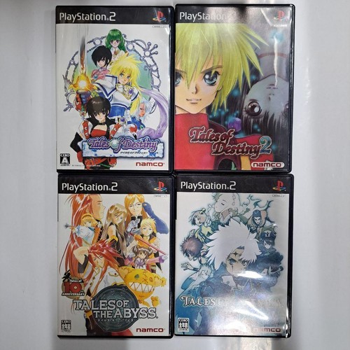 PS2 Tales of Destiny 1 & 2 & Legendia & ABYSS 4 game set Tested ...