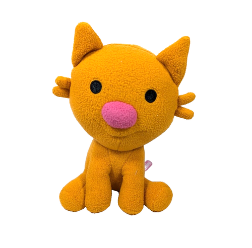 Sago Mini Jinja Cat Plush Toy 8" Orange Sitting Kitty Stuffed Animal ...