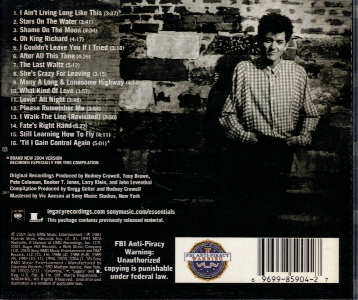 The Essential - Rodney Crowell [CD] | eBay