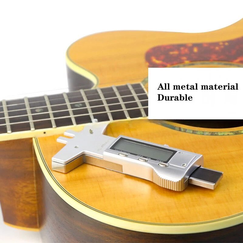 Guitar Digital Display String Gauge, String Height Measurement Dial ...