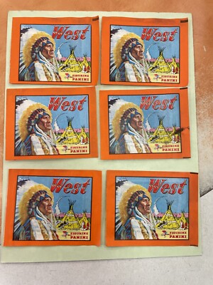 1976 Figurine Panini West Sealed Sticker Pack Brand New Vintage | eBay