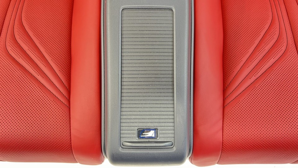 2015-2023 Lexus RC F Rear Seat Set Complete Upper And Lower Cushion Red ...