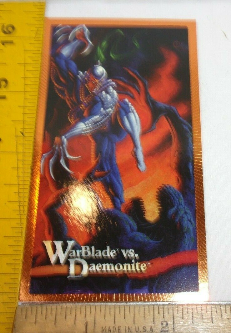 Wildstorm Gallery B1 Warblade vs Daemonite insert card 1995 | eBay