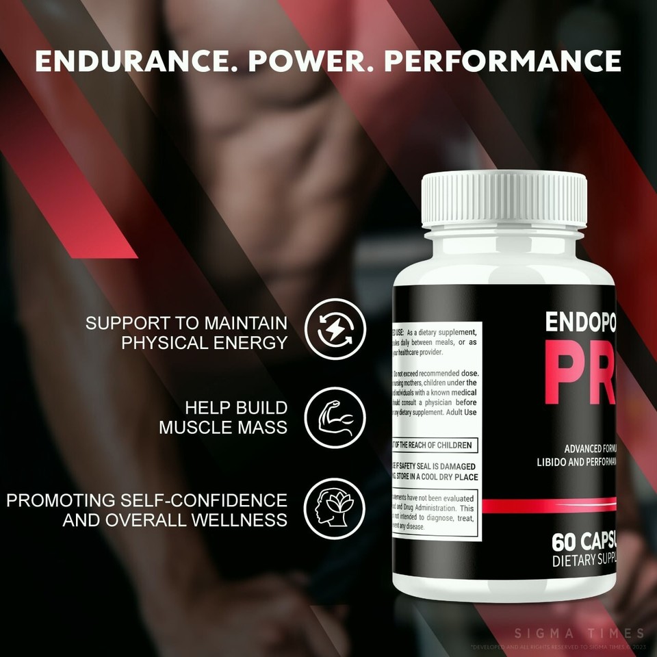 Endopower Pro Pills for Men, EndoPowerPro Male Performance Capsules ...