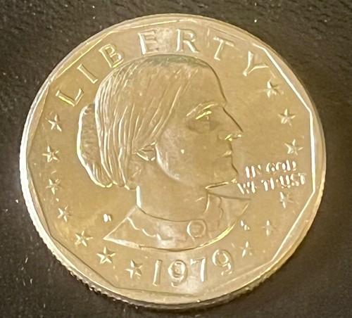 F989~ 1979 Susan B. Anthony Liberty FG One Dollar U.S. Coin Rare D Mint ...