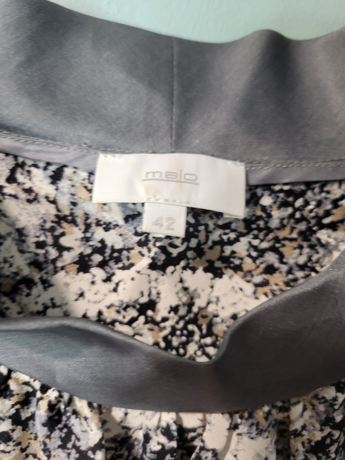 Malo Italy Silk Cottagecore Paisley Floral Dress Size… - Gem