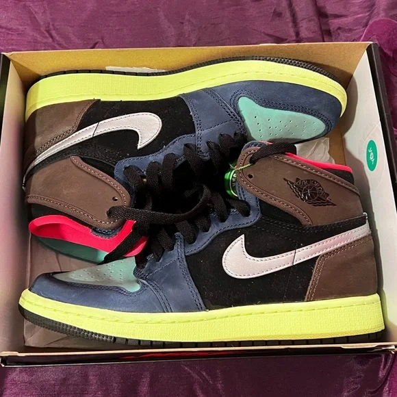 Nike Jordan 1 Retro High Tokyo Bio Hack (GS)- size 5y | eBay