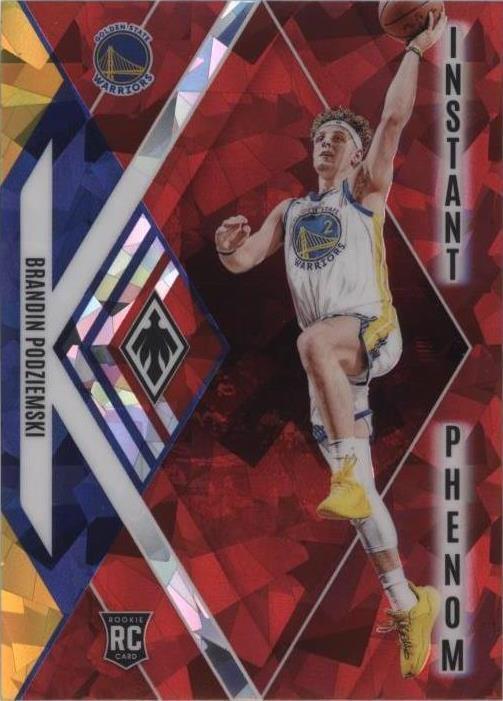 2023-24 Panini Phoenix - Instant Phenom Brandin Podziemski #21 Red Ice ...