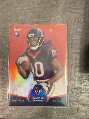 DeAndre Hopkins 2013 Topps Holiday Mega Red Refractor Rookie Card #MBC ...