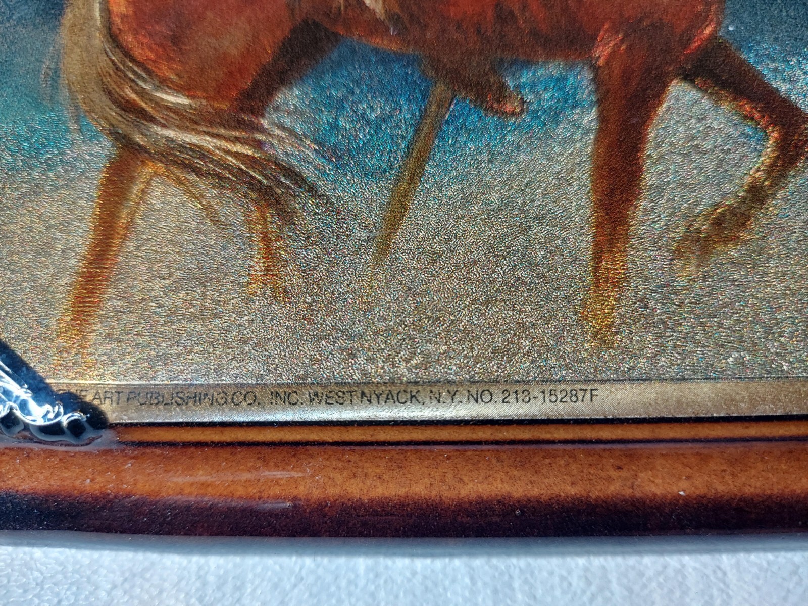 Native American Art Foil Metallic Litho Plaque Scafa-Tornabene Art ...