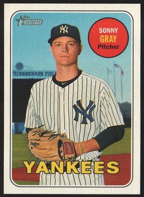 2018 Topps Heritage #177a - Sonny Gray - New York Yankees 18-1178 | eBay