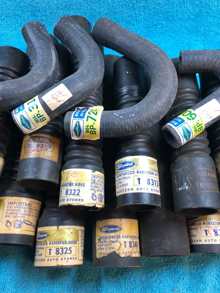 Bulk Lot of 17 Various Wizard Radiator Hoses NORS Parts - Various ...