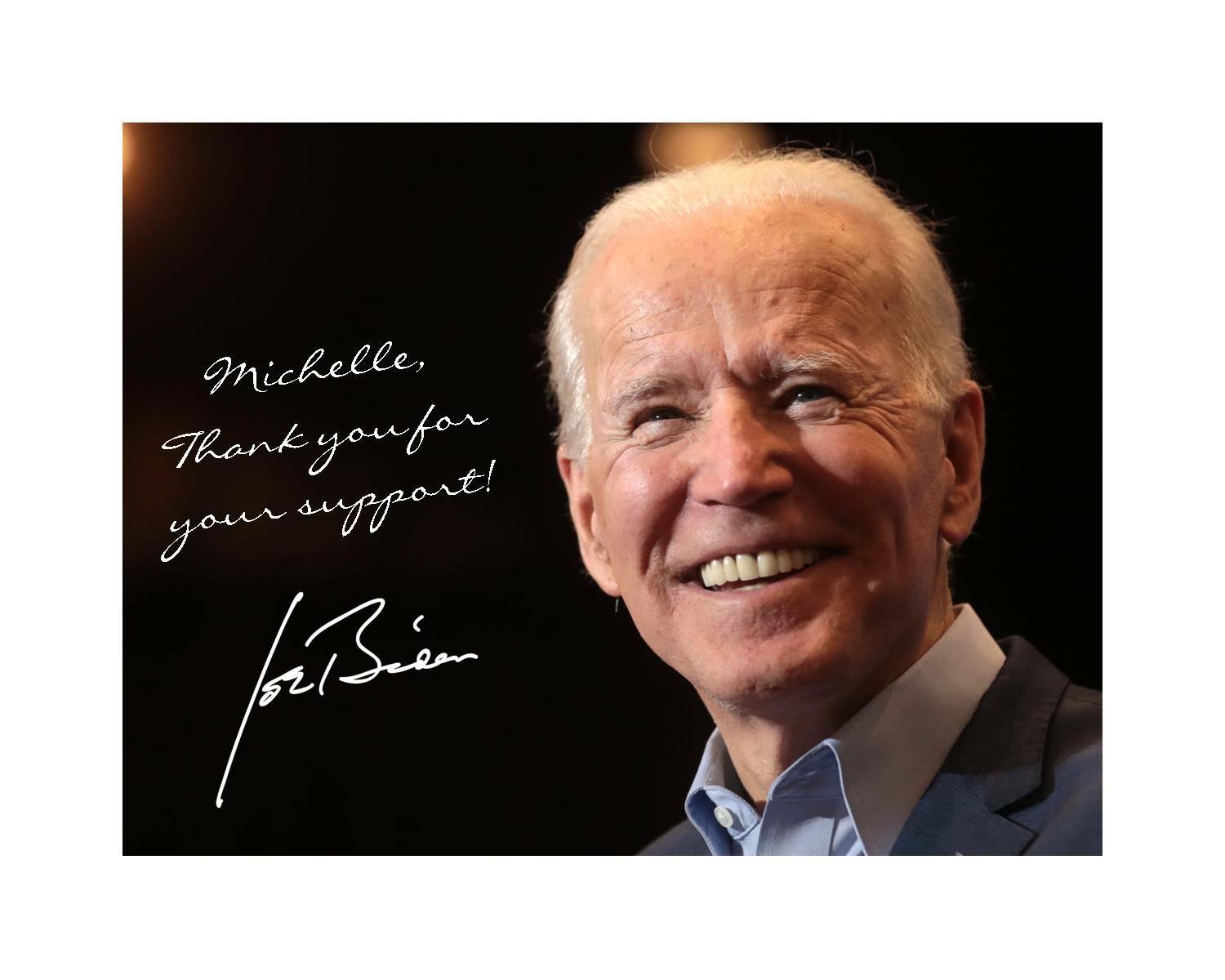 Joe Biden 8x10 signed photo Personalized President autographed democrat ...