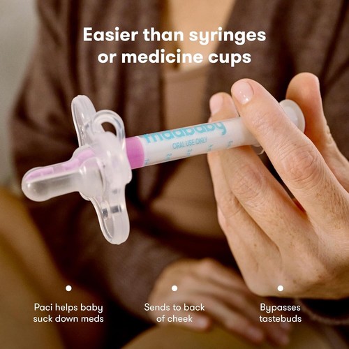 Baby Medicine Dispenser Medi Frida Syringe & Accu-Dose Pacifier | eBay