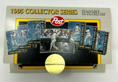 New 1995 Post Cereal Collectors Series MLB Baseball Complete Factory 16 ...
