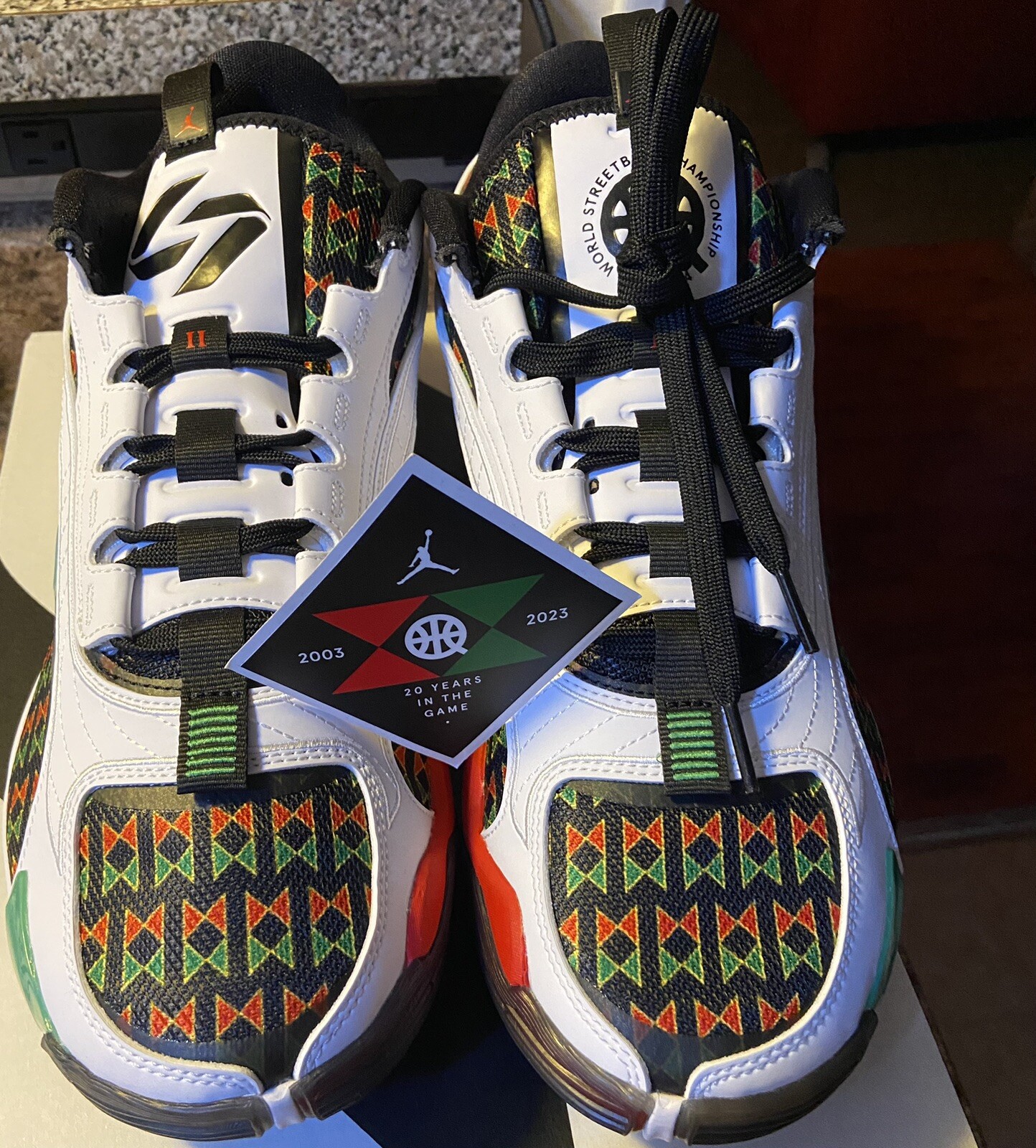 Luka 2 Q54 White/University Red/Amarillo/Black Men’s Size 11 Jordan ...