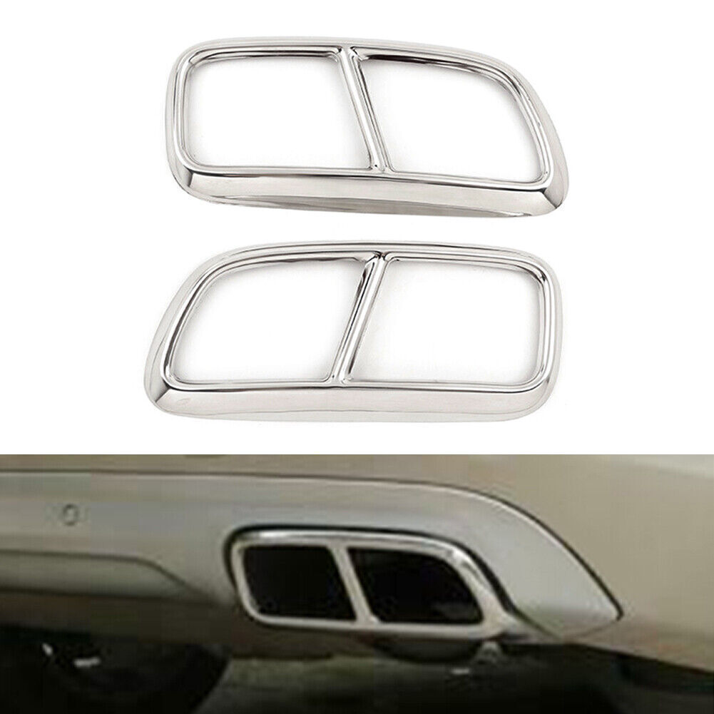 For Volvo XC90 2015-2019 Pair Rear Exhaust Muffler Tip Tail End Pipe ...