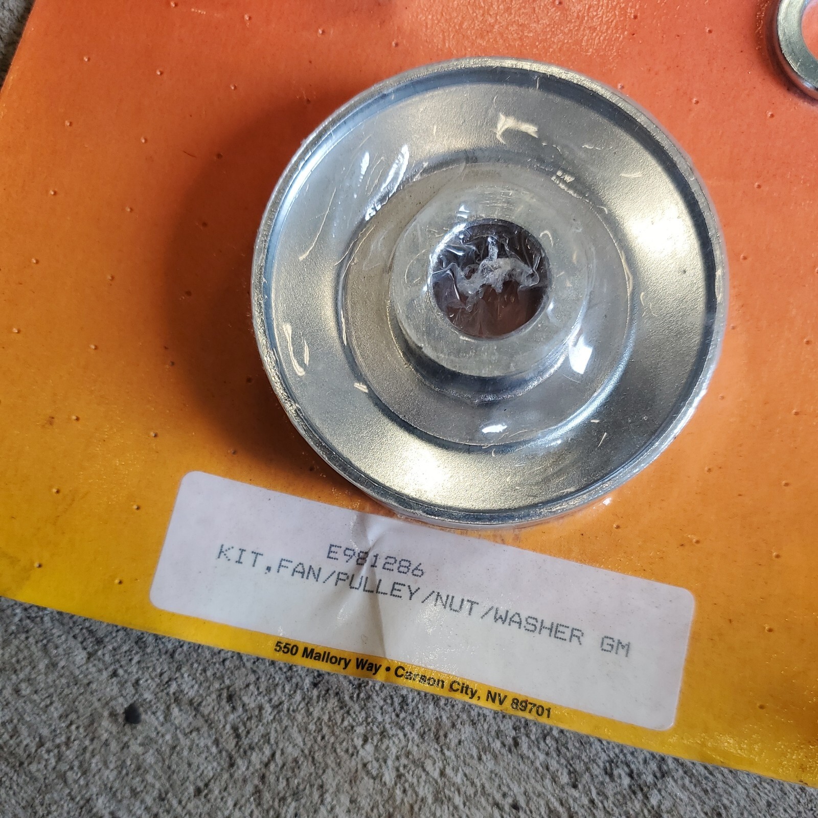 Chrome alternator fan and pulley set for GM alternators Chevy ...