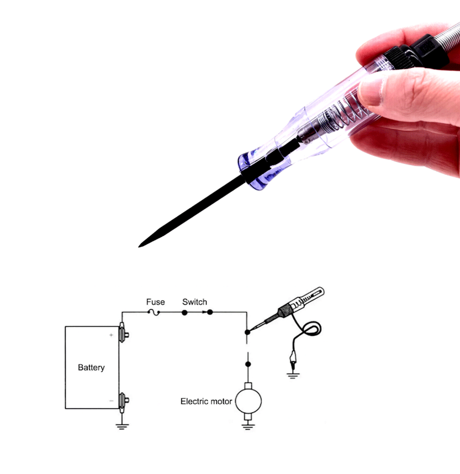 Test Light Car Circuit Tester Probe Voltage Continuity Tester Car DC ...