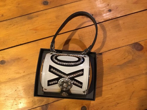 Little Earth Productions metal fender flair XO purse bag Swarovski ...