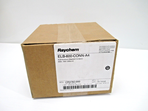 RAYCHEM ELB-600-CONN-A4 T-BODY ALUMINUM SHEARBOLT CONNECTOR ...