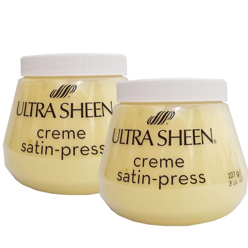 Ultra Sheen Creme Satin Press Hair Cream Yellow 8 oz, 2 Pack | eBay