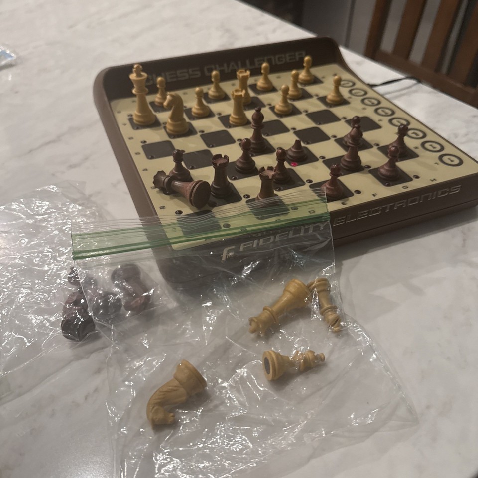 Fidelity Electronics Chess Challenger Electronic Chess Board Game ...