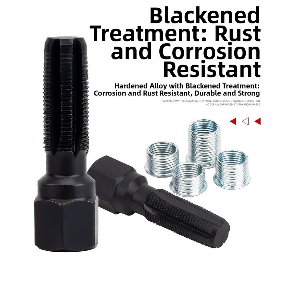 Re-thread Tap Spark-Plug Repair Tool Steel Thread Repair Efficient Chip ...