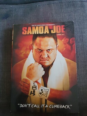 ROH Samoa Joe “Don’t Call It A Comeback” 2-disc DVD set TNA WWE AEW 👊🏻 ...