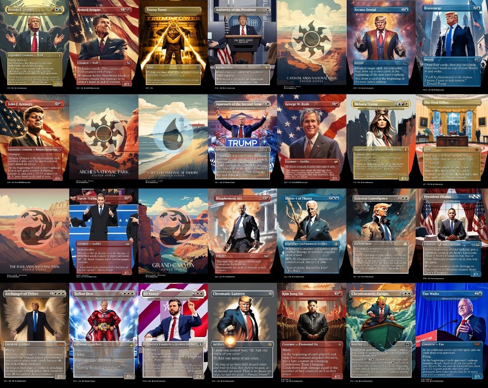 Donald Trump - Digital Altered 130+ Card Commander Deck Magic The ...
