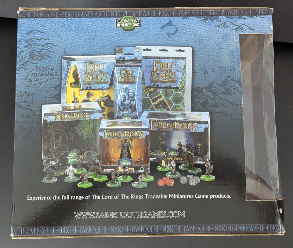 Lord of the Rings Tradeable Miniatures Game Balrog, Gandalf, & dice ...