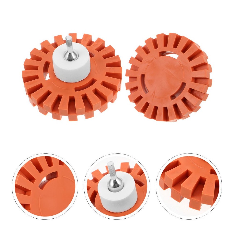 2 Pcs Glue Removal Polishing Wheel Adhesive Eraser for Rv Stickers ...