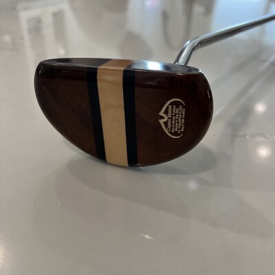 David Musty Classic Mallet Wood Putter Carved “Flight Safety” 35” RH ...
