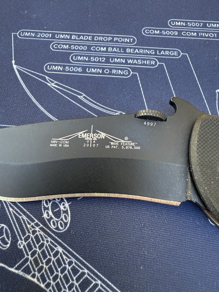 Emerson Knives Mini Commander Made In 2007 | eBay