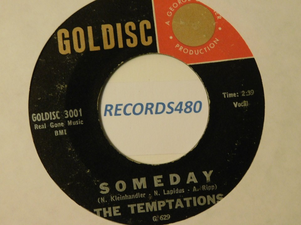 45 The Temptations "Barbara/Someday" Goldisc 3001 | eBay