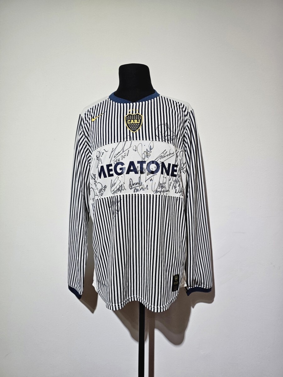 Boca Juniors soccer jersey Nike 2007 Size L match issue long Boca Juniors soccer jersey Nike 2007 Size L match issue long